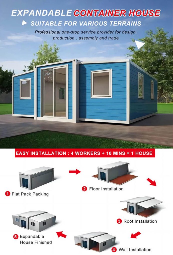 40FT Expandable Shipping Container Home China - DostonHouse